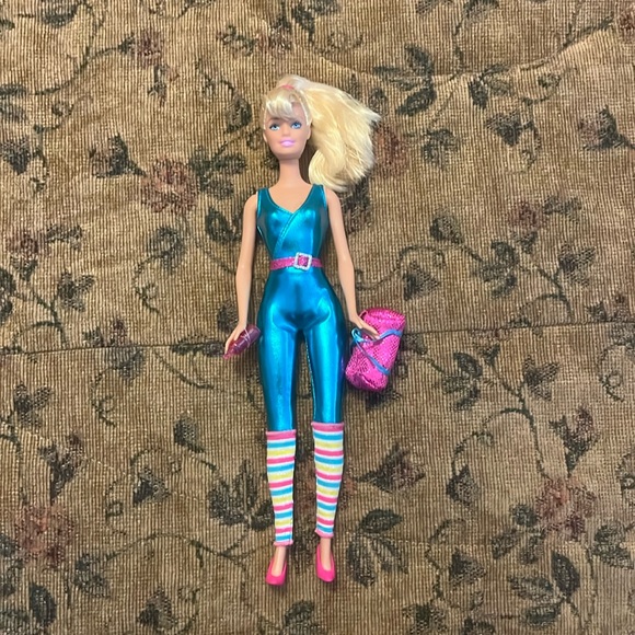 Barbie | Toys | Barbie Vintage 8s Workout Doll W Bag And Water Bottle ...
